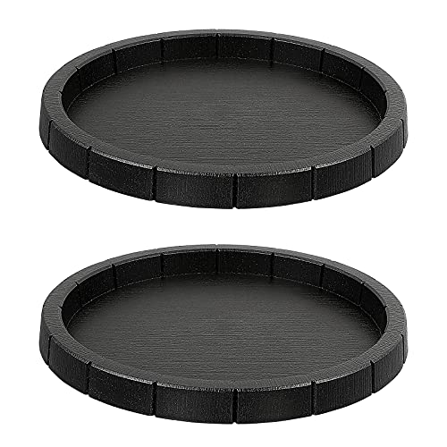 POPETPOP 2Pcs Reptile Feeding Bowls Round Basin Tortoise Food Dish - Lightweight Reptile Food and Water Feeding Dish Bath Bowl Food Container, Reptile Tank Decor