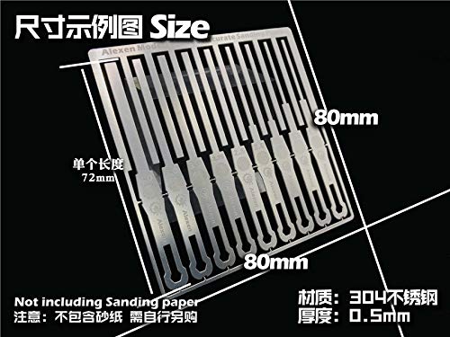 9in1 Detail Grinding Stick File Hobby Model Craft Tool