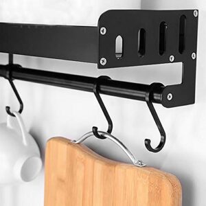 Yesland 50 Pack 4 Inches S Hooks, S Shaped Hooks/Hanging Hangers Hooks Heavy Duty Black Hook for Kitchen, Work Shop, Bathroom, Garden