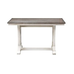 Coast to Coast Bar Harbor II Counter Height Dining Table, Cream, 30" D x 60" W x 36" H