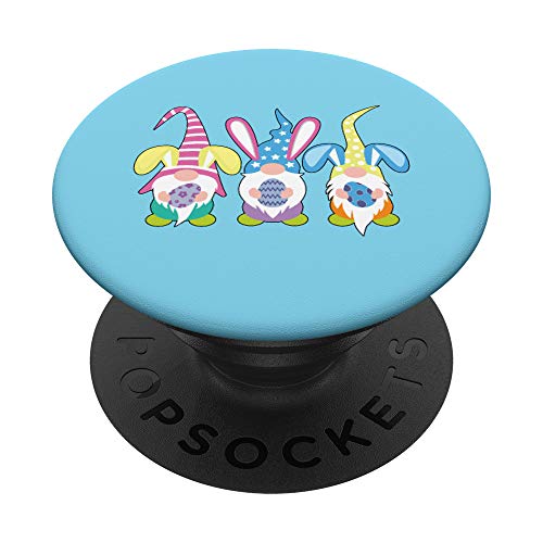 Easter Gnomes Easter Basket Stuffer Light Blue PopSockets PopGrip: Swappable Grip for Phones & Tablets