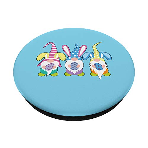 Easter Gnomes Easter Basket Stuffer Light Blue PopSockets PopGrip: Swappable Grip for Phones & Tablets