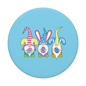 Easter Gnomes Easter Basket Stuffer Light Blue PopSockets PopGrip: Swappable Grip for Phones & Tablets