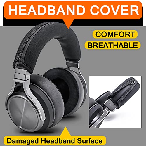 Headphone Headband Cover Replacement for Virtuoso XT, ATH M50X, PM-3, PM3, Cloud 2, Cloud Pro, Cloud Alpha, MDR-V600, MDR-V900, G PRO X, HS50, HS60, HS70 PRO Headset