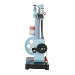 YWBL-WH 4 Stroke Diesel Hand Crank Model, Diesel Engine Combustion Engine Model Physics Mechanics Experiment Teaching Instrument, Poster Mockup