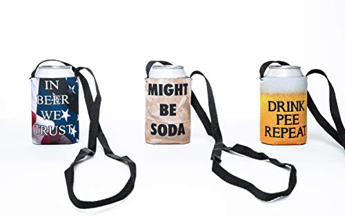 Beer Can Slim Coolie (Lanyard 3-Pack)