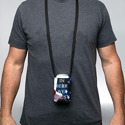 Beer Can Slim Coolie (Lanyard 3-Pack)