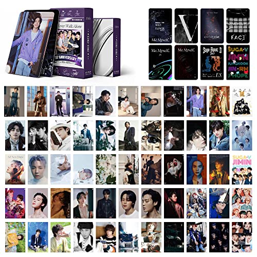 MeiYiYou 310PCS Bangtan Boys Photocards Set,110PCS Bangtan Boys Lomo Cards+200PCS Bangtan Boys Stickers Perfect for Decoration and Collection(Blue)