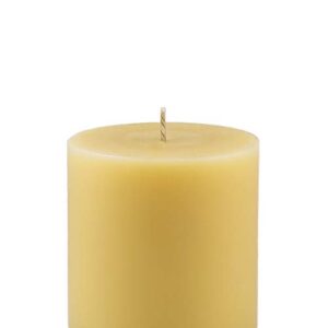 Beeswax Candles 100% Pure Handmade Natural for Gift Home Décor | Non-Toxic Air Purifying Biodegradable | Slow Burning All Natural 3x3