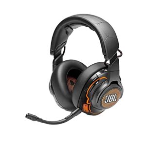 jbl quantum one - over-ear performance gaming headset with active noise cancelling (wired) - black