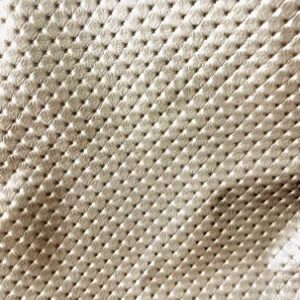 FABRICS FOREVER - Faux Leather Diamond Embossed Stitch Rose Gold Silver Upholstery Fabric by The Yard - 54’’ Wide | Silver Vinyl Fabric Material Faux Leather Sheets for DIY, Upholstery Crafts