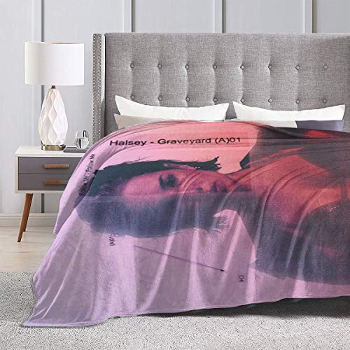 DonaldAPowell Halsey Flannel Fleece Blanket Ultra Soft Warm Cozy Plush Bed Blanket Lightweight Sofa Throw Blanket in Winter (Size 50" X 40",60"x50",80"x60"Inch)