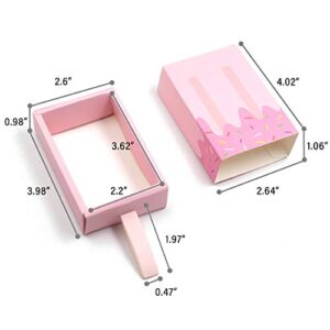 AUEAR, 12 Pack Gift Boxes Popsicle Shape Ice Cream Party Favor Box Mini Cartoon Candy Folding Paper for Decorations