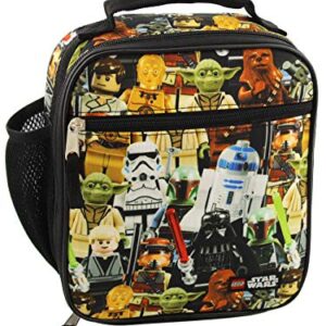 LEGO Star Wars Meal Holder, Boy's Girl's Adult Soft Insulated School Lunch Box (One Size, Lego Star Wars)