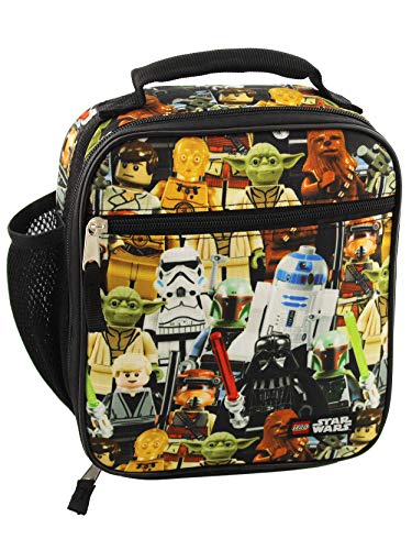 LEGO Star Wars Meal Holder, Boy's Girl's Adult Soft Insulated School Lunch Box (One Size, Lego Star Wars)