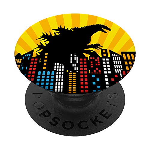 Comics Phone-Grip Comics Retro Kaiju Design PopSockets Swappable PopGrip