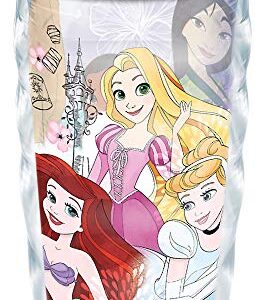 Tervis Disney - Princess Group Made in USA Double Walled Insulated Tumbler Cup Keeps Drinks Cold & Hot, 10oz Wavy, Classic