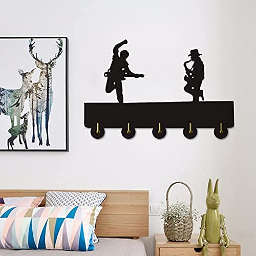 KingLive Wall Coat Rack Household Decor Modern Wooden Wall Hook Hunting Wall Hanger Hunter Gift Wall Hook Made of Wall Decor Hooks Household Decor Hooks Keys Holder