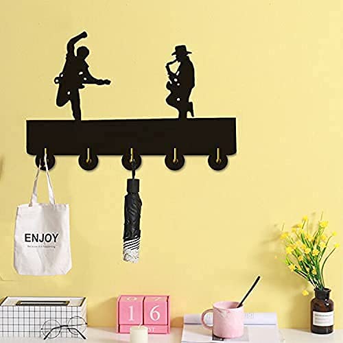 KingLive Wall Coat Rack Household Decor Modern Wooden Wall Hook Hunting Wall Hanger Hunter Gift Wall Hook Made of Wall Decor Hooks Household Decor Hooks Keys Holder