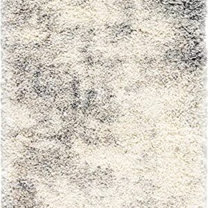 Rugs.com Soft Touch Shag Collection Area Rug – 2x3 Pebble Gray Shag Rug Perfect for Entryways, Kitchens, Breakfast Nooks, Accent Pieces