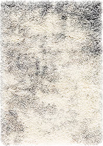 Rugs.com Soft Touch Shag Collection Area Rug – 2x3 Pebble Gray Shag Rug Perfect for Entryways, Kitchens, Breakfast Nooks, Accent Pieces