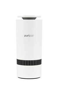 puripot mobile m1+ portable/personal air purifier for car, room, office with usb, voc sensor, hepa filters upgrade version, blue light pco, 23db, ces 2020 innovation award winner from las vegas