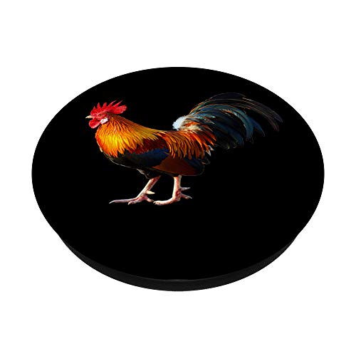 Rooster Country Decor Chicken Gallo Rooster PopSockets Swappable PopGrip