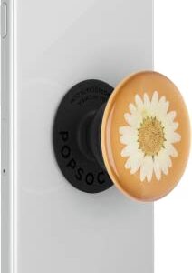 PopSockets Phone Grip with Expanding Kickstand, for Phone - White Daisy