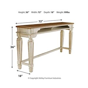 Signature Design by Ashley Realyn Dining Table, Antique White