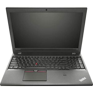 lenovo thinkpad t550 - 15.6-inch hd display - intel core i5 (5300u) 2.3ghz - 256gb ssd - 8gb ram - webcam - wifi - windows 10 pro installed (renewed)