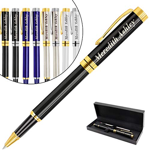 Aolun Personalized Pens,Custom Engraved Pen with Your Name Or Message,Refillable Medium Refill,Personalized Gifts for Men or Women(Black Ink)…