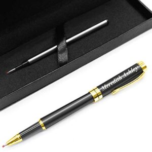 Aolun Personalized Pens,Custom Engraved Pen with Your Name Or Message,Refillable Medium Refill,Personalized Gifts for Men or Women(Black Ink)…