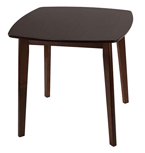 Cortesi Home Kari Small Dining Table, 31.5", Brown