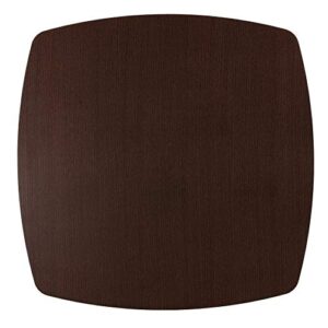 Cortesi Home Kari Small Dining Table, 31.5", Brown