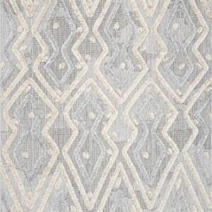 nuLOOM Midwest Raised Theta Trellis Area Rug, 5' x 8', Beige