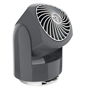 vornado flippi v6 personal air circulator fan, storm gray