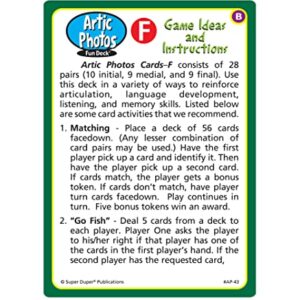 Super Duper Publications | Articulation Photos F Fun Deck Flash Cards | Educational Learning Resource for Children