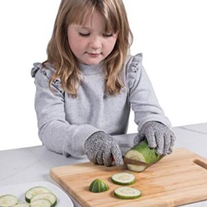 Cutlery-Pro Mesh Level-5 Safety Cutting Gloves, Child Size, 1-Pair, Fits Most Children’s Hands