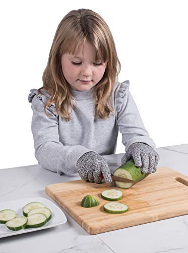 Cutlery-Pro Mesh Level-5 Safety Cutting Gloves, Child Size, 1-Pair, Fits Most Children’s Hands