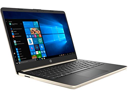 2020 Newest HP 14 inch BrightView WLED-Backlit Laptop, 10th Gen Intel Core i5-1035G1 1.0 GHz up to 3.6GHz, 8GB RAM, 256 GB SSD+16GB Optane, WiFi 802.11ac, Bluetooth, Windows 10 Home, Pale Gold