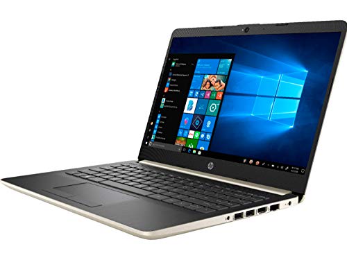 2020 Newest HP 14 inch BrightView WLED-Backlit Laptop, 10th Gen Intel Core i5-1035G1 1.0 GHz up to 3.6GHz, 8GB RAM, 256 GB SSD+16GB Optane, WiFi 802.11ac, Bluetooth, Windows 10 Home, Pale Gold