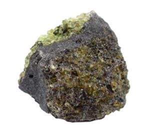 raw olivine, mineral specimen - approx. 1" - geologist selected & hand processed - great for science classrooms - eisco labs