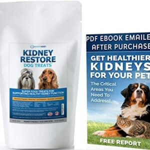 Kidney Restore Dog Treats: Restorative Dog Treats for Kidney Issues, Low Protein Dog Treats for Any Kidney Diet Dog Food, Special Renal Treats for Supporting Good Kidney Health for Dogs. Best Treat!