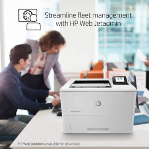 HP LaserJet Enterprise M507dn Monochrome Printer with built-in Ethernet & 2-sided printing (1PV87A) White