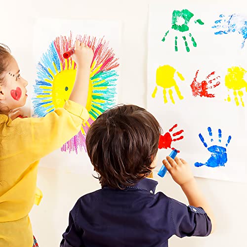 Tempera Paint Sticks, 32 Colors Solid Tempera Paint for Kids, Super Quick Drying, Works Great on Paper Wood Glass Ceramic Canvas