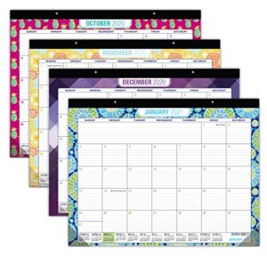 Desk Calendar 2020-2021: Large Monthly Pages - 22"x17" - Runs from June 2020 Through December 2021 - Desk/Wall Calendar can be Used Throughout 2021.