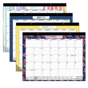 Desk Calendar 2020-2021: Large Monthly Pages - 22"x17" - Runs from June 2020 Through December 2021 - Desk/Wall Calendar can be Used Throughout 2021.