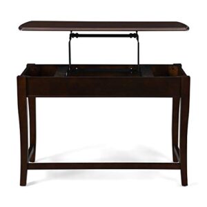 Christopher Knight Home Janice Transitional Lift-Top Standing Desk, Dark Walnut