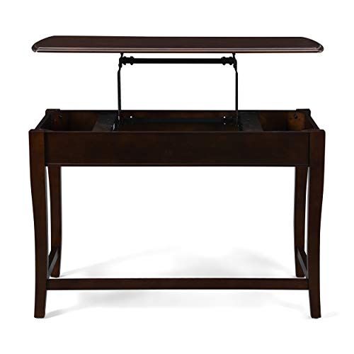 Christopher Knight Home Janice Transitional Lift-Top Standing Desk, Dark Walnut