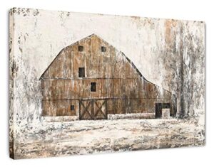 yihui arts large farmhouse rustic wall decor canvas wall art painting pictures for dinning room